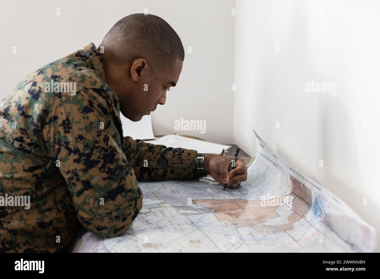 U.S. Marine Corps Capt. Devin Davis, an infantry officer with ...
