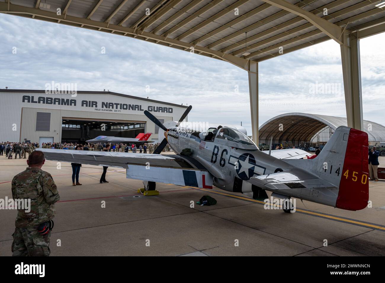 The 187th Fighter Wing unveiled the new Alabama Air National Guard’s F ...
