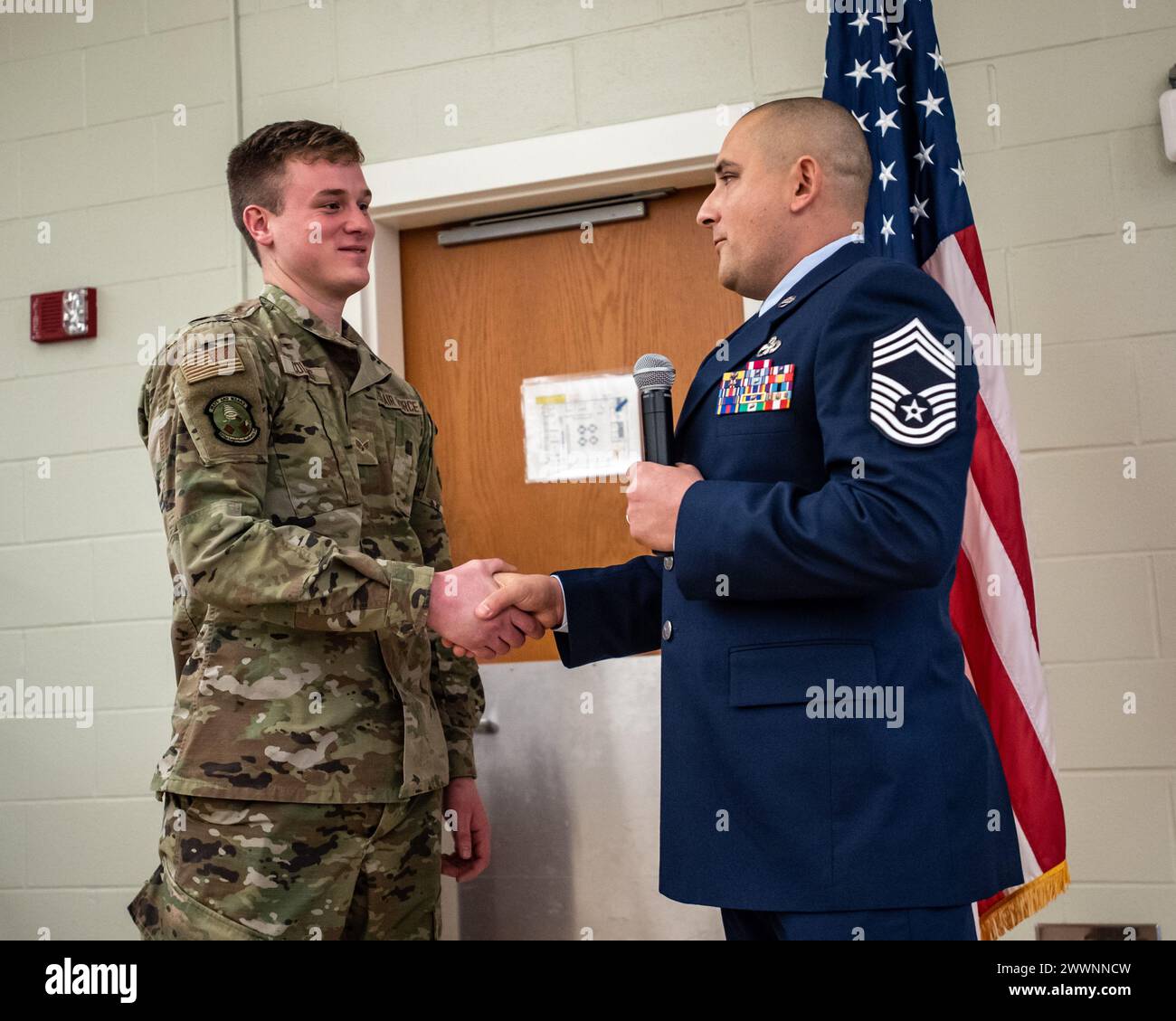 The 121st Air Refueling Wing holds a promotion ceremony for Chief ...