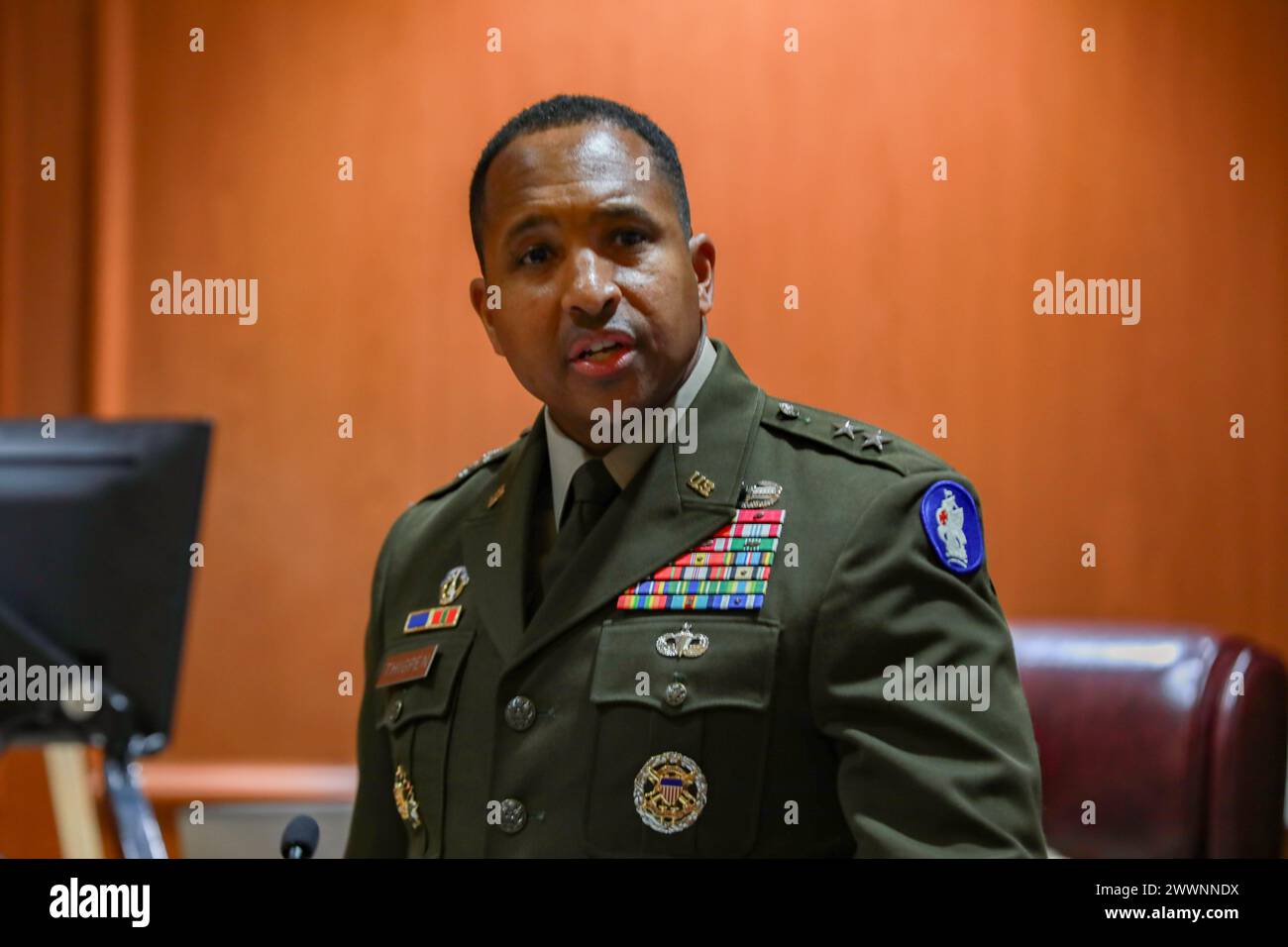 Maj. Gen. William Thigpen, the commanding general of U.S. Army South ...