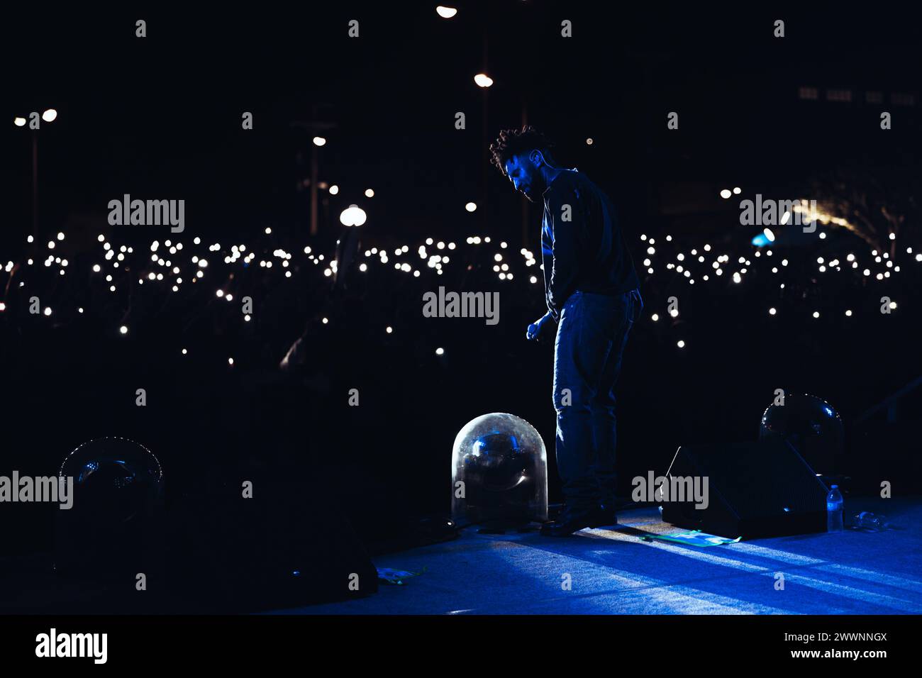 Kyle Harvey, a musical artist and rapper, performs during the Hansen ...