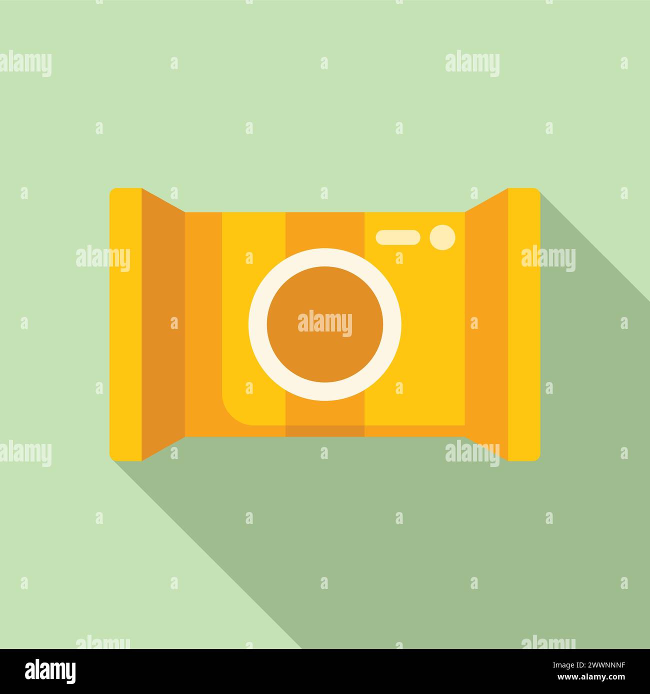 Cheese snack pack icon flat vector. Fast food packet. Meal store retail ...