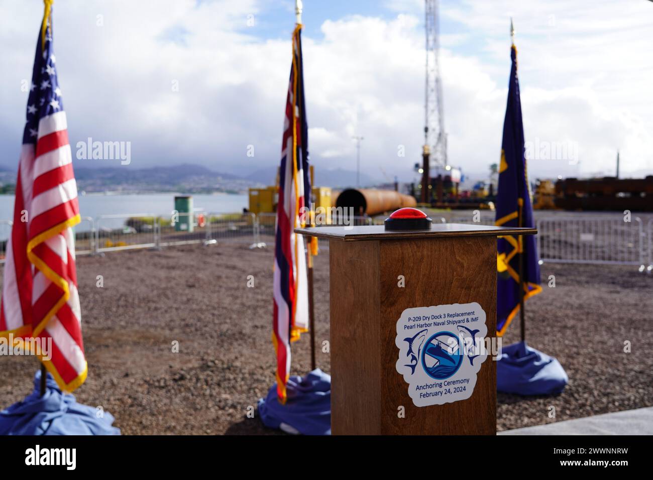 240224-N-EL904-1024 PEARL HARBOR, Hawaii – This button was used to ...