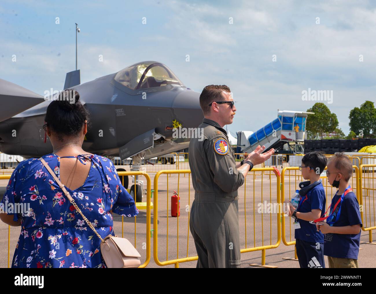 Maj. Wesley Noyes, 4th Fighter Squadron U.S. Air Force F-35A Lightning ...