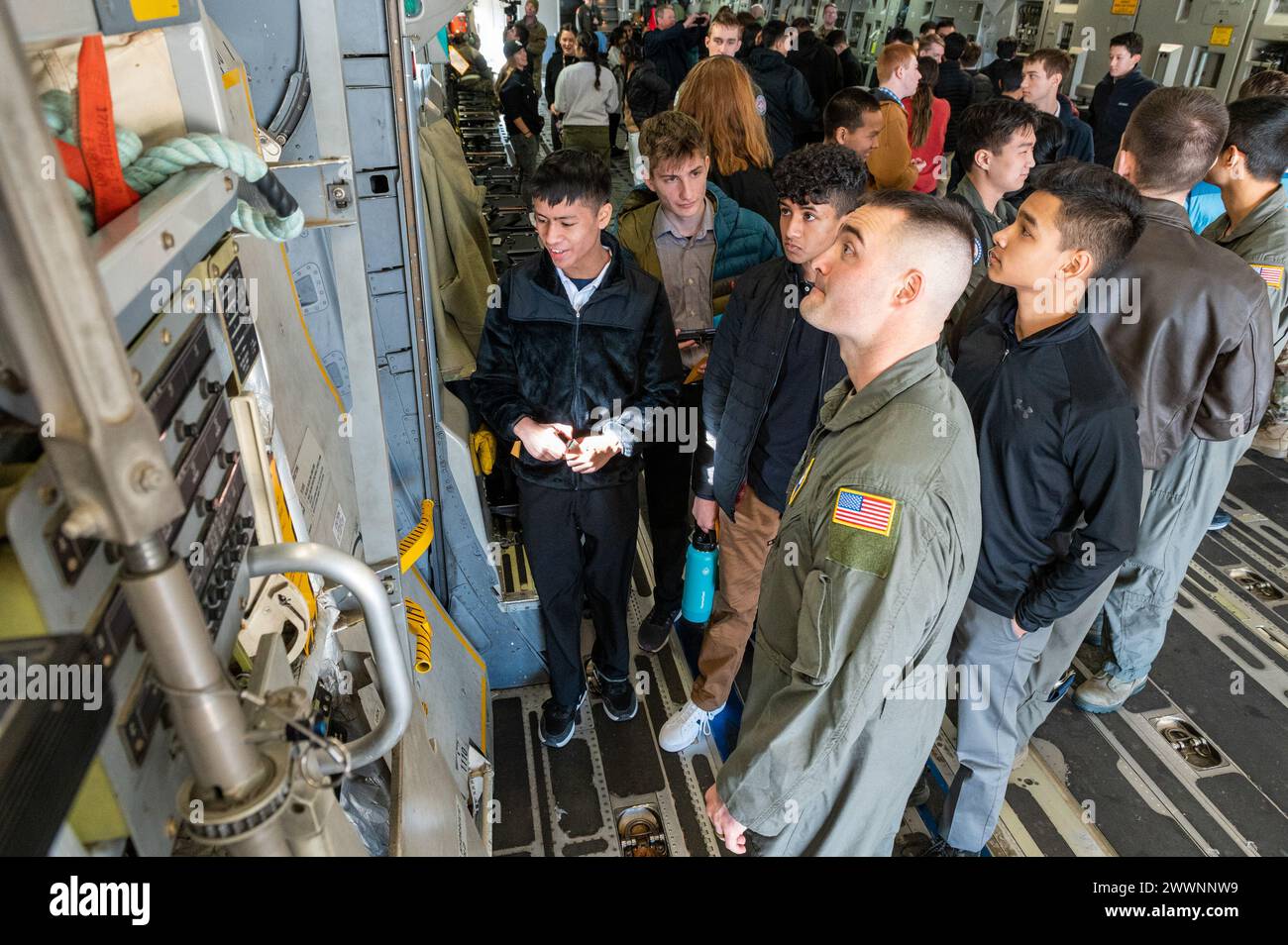 U.S. Air Force Tech. Sgt. Zac Butler, a loadmaster with the 167th ...