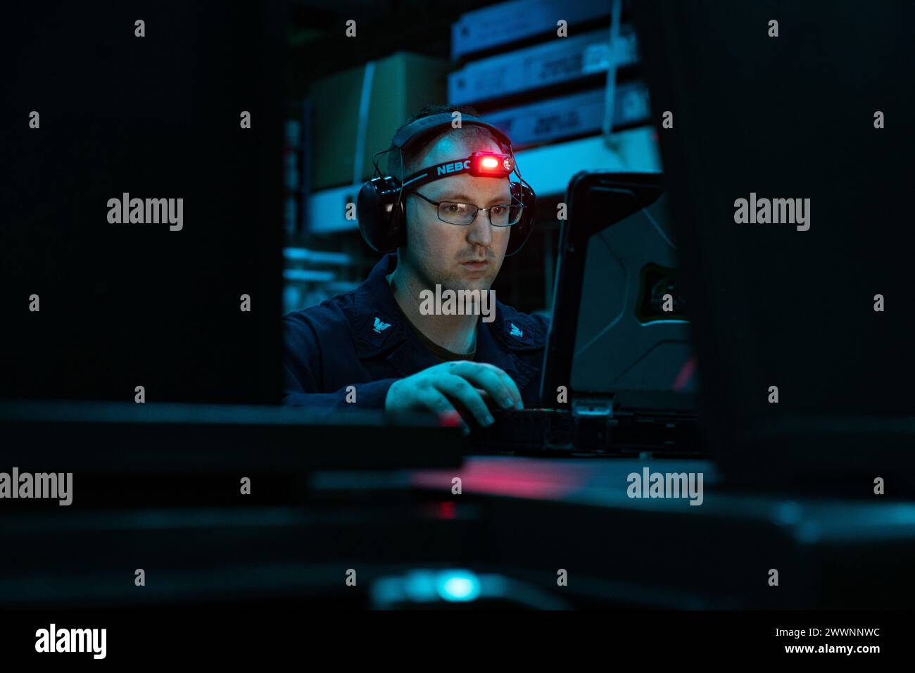 EAST CHINA SEA (February 6, 2024) Aviation Support Equipment Technician ...