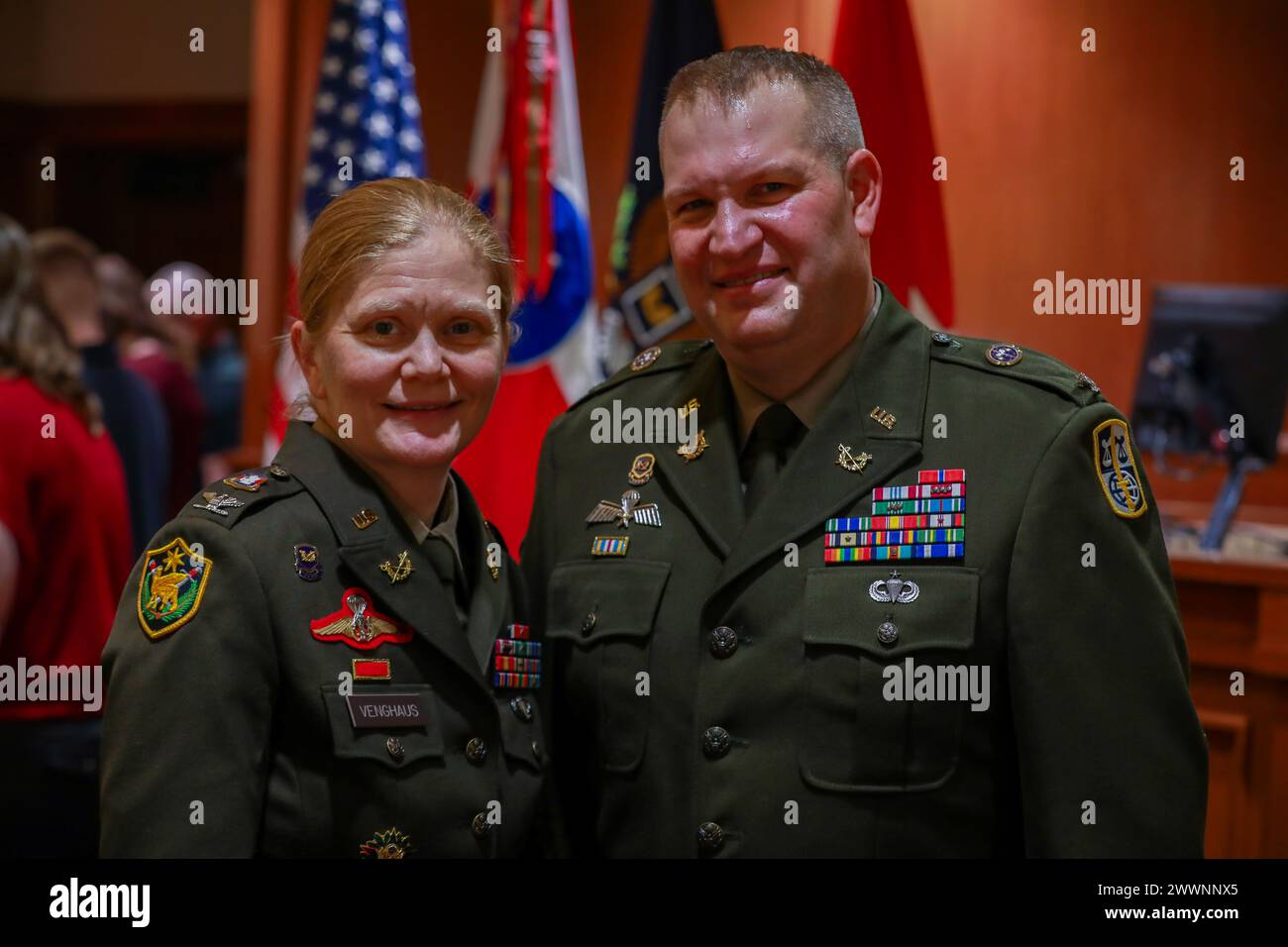 Col. Jennifer Venghaus, the U.S. Army South Staff Judge Advocate, and ...