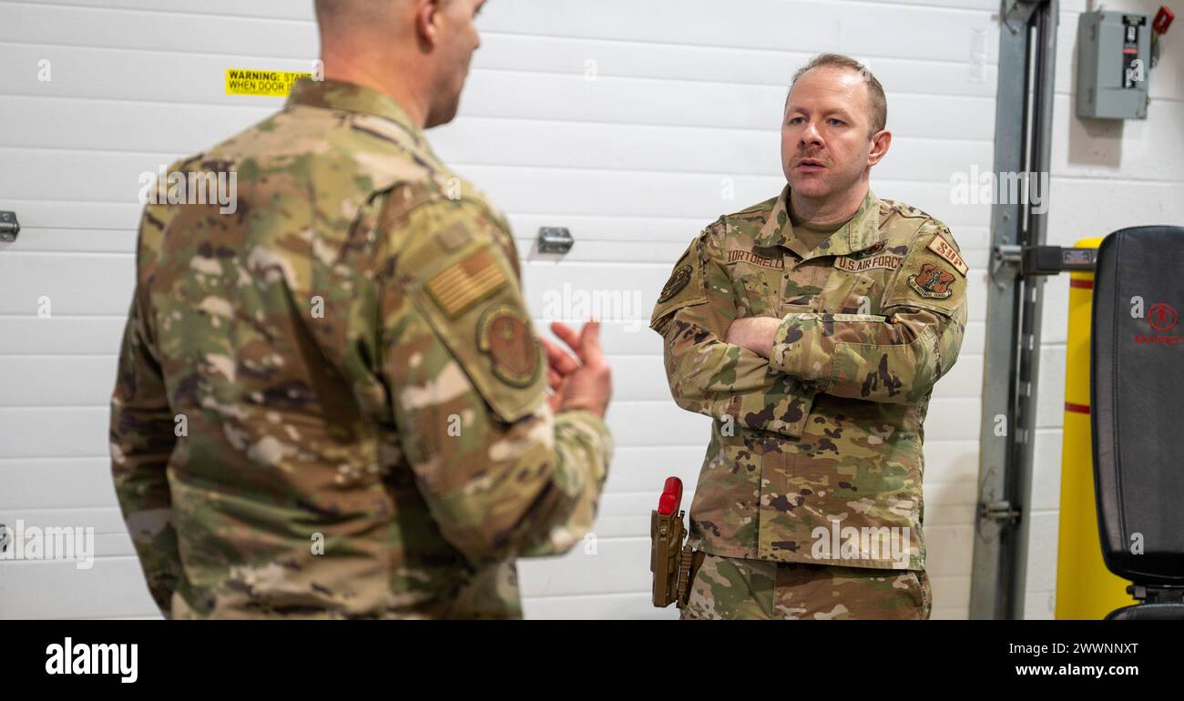 U.S. Air Force Airman 1st Class Brian Tortorelli, a material management ...