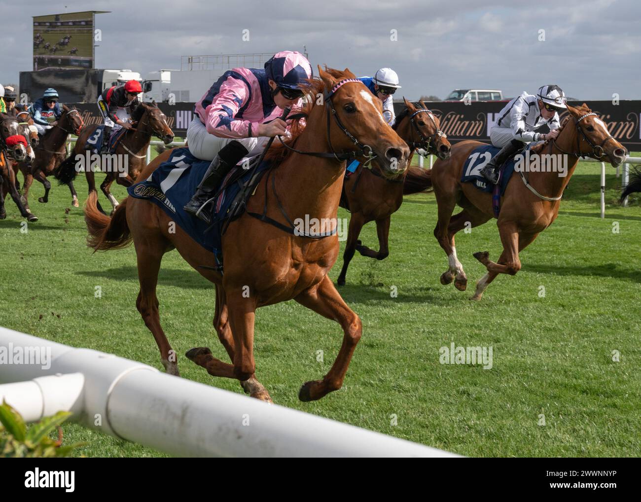 Zminiature wins the William Hill EBF Brocklesby Stakes at Doncaster on ...