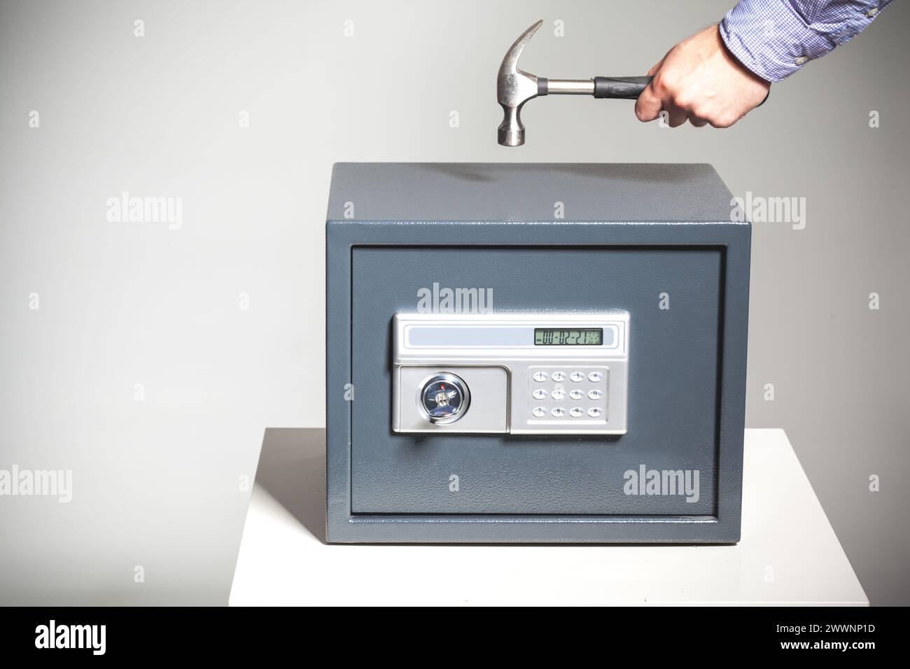Security Breach - Safe Picking Concept Stock Photo - Alamy