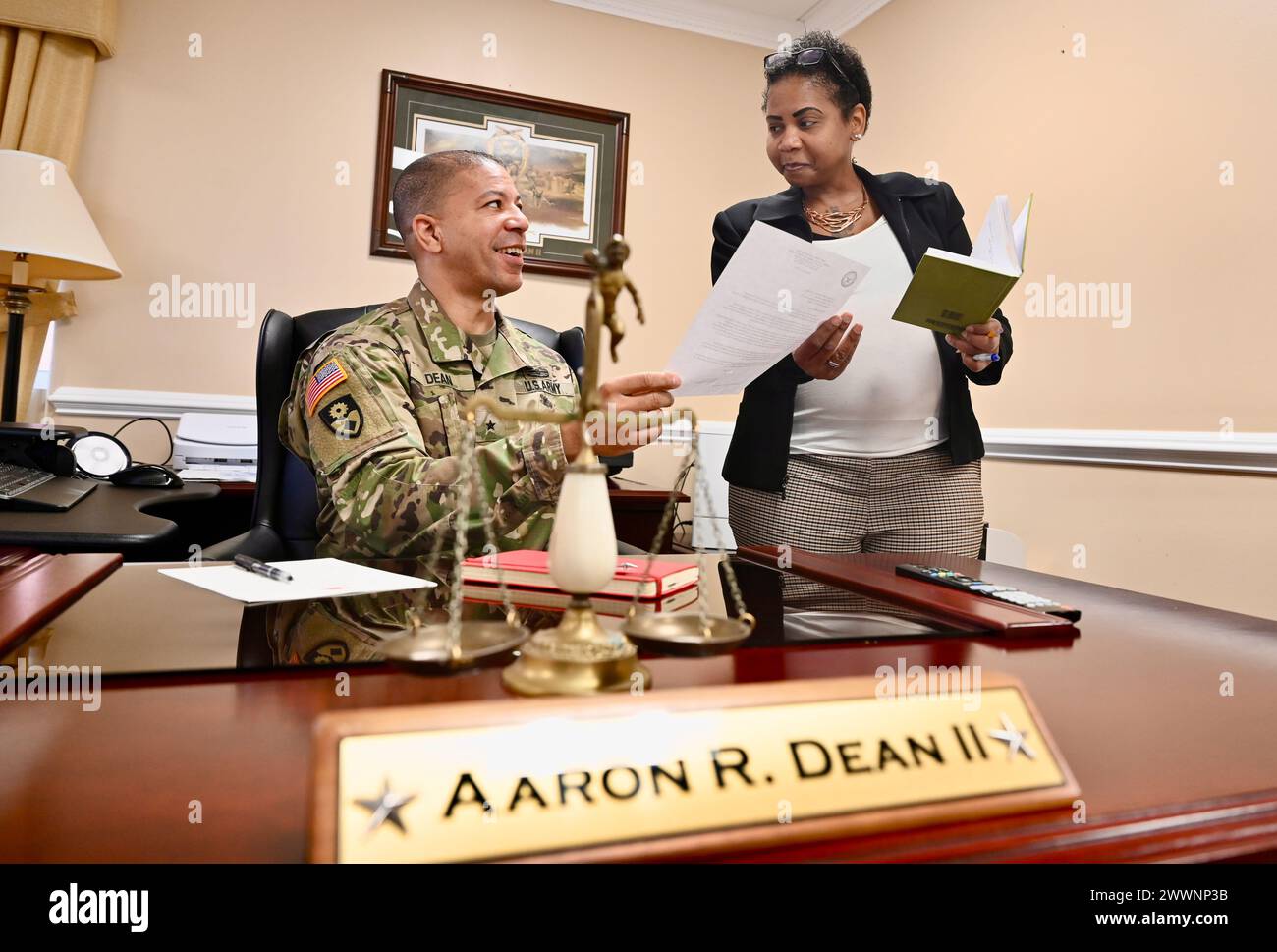 Brig. Gen. Aaron R. Dean II, The Adjutant General of the District of ...