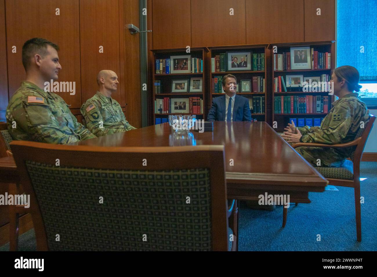 Capt. Wes Brown, Lt. Col. Abraham Young and Capt. Anna Brown , Judge ...