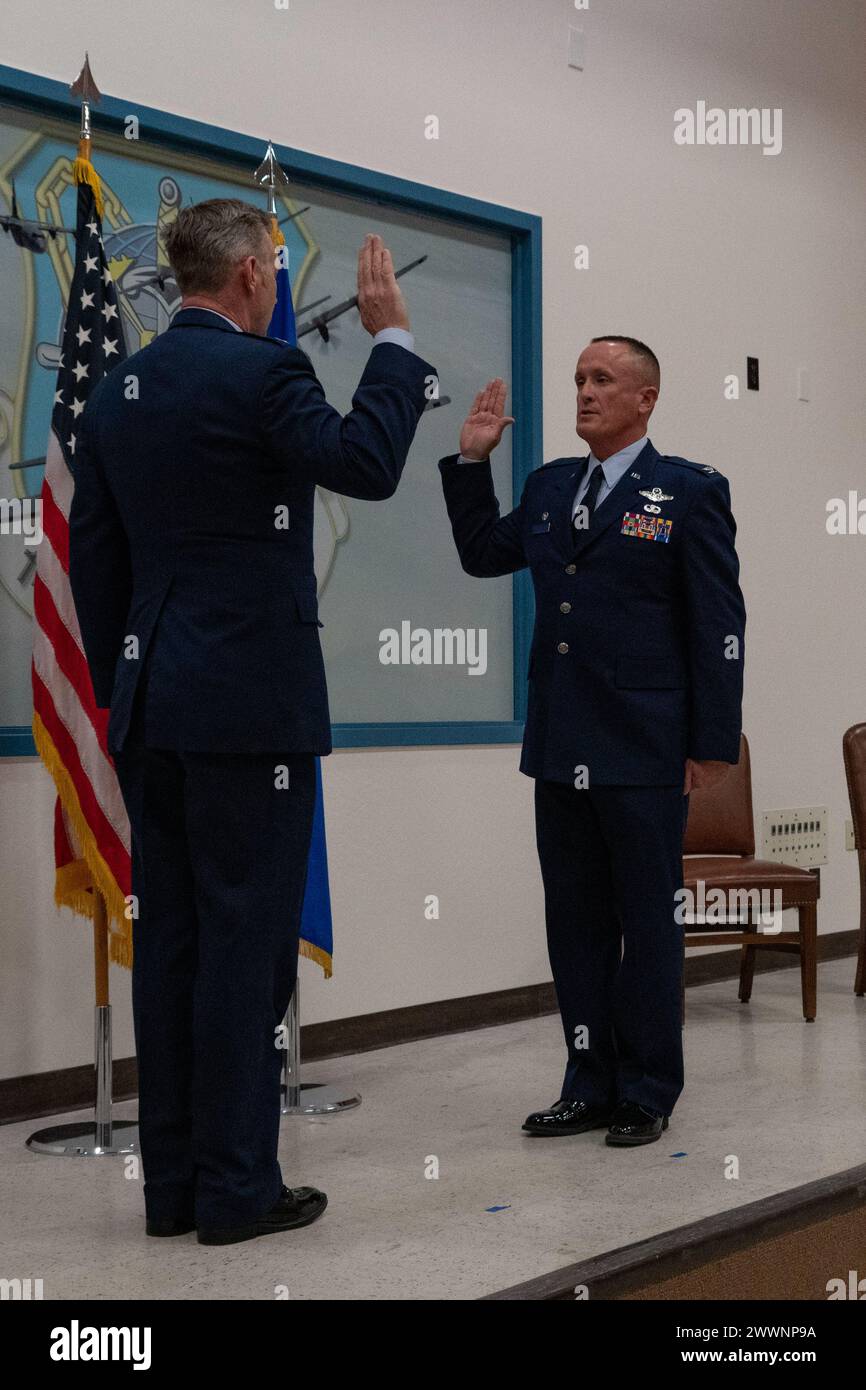 U.S. Air National Guard Lt. Col. Christopher Lutz, 146th Operations ...