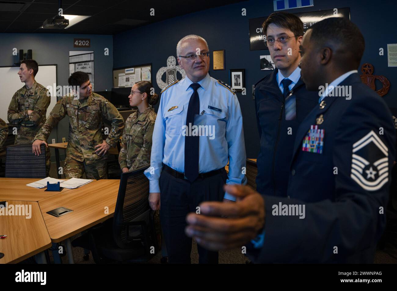 U.S. Air Force Senior Master Sgt. Andre Heags, 334th Training Squadron ...