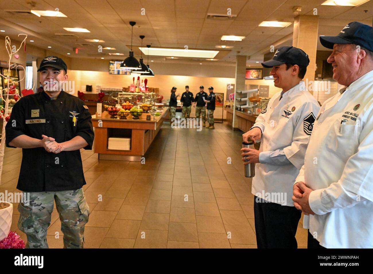 Senior Airman Shane Nacino, 22nd Force Support Squadron food service ...