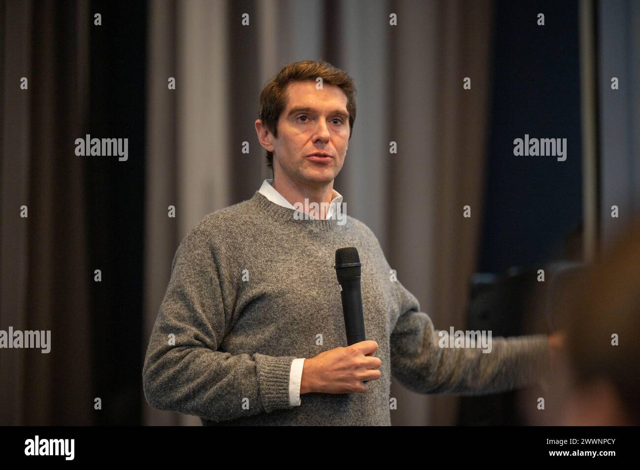 Benjamin Hall, a British-American field reporter for Fox News, spoke at ...