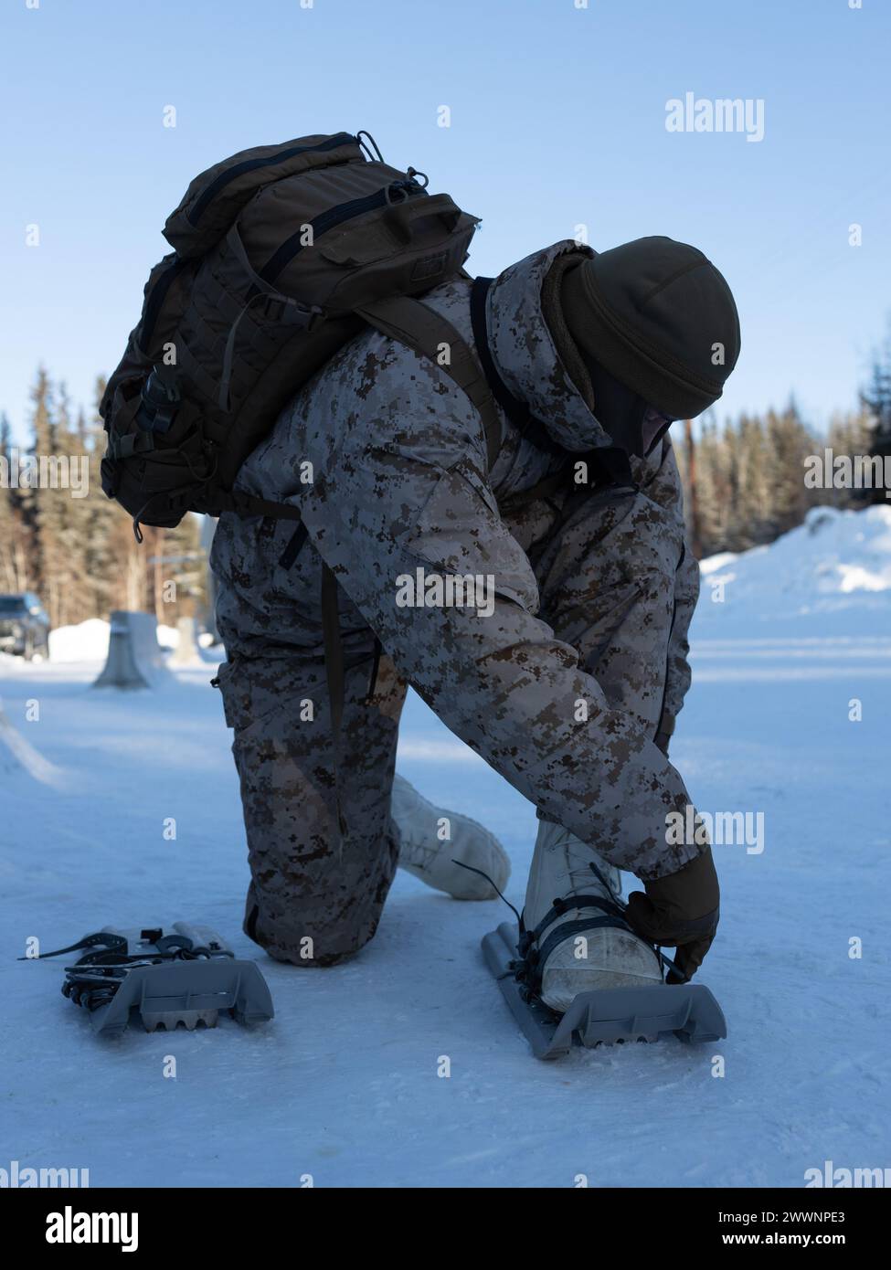 U.S. Marine Corps Capt. Derek Frohbieter, a field artillery officer ...