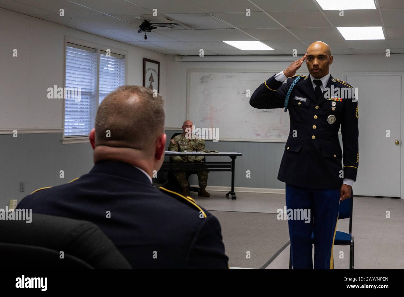 U.S. Army Staff Sgt. Justin Pearson, an infantryman representing the ...