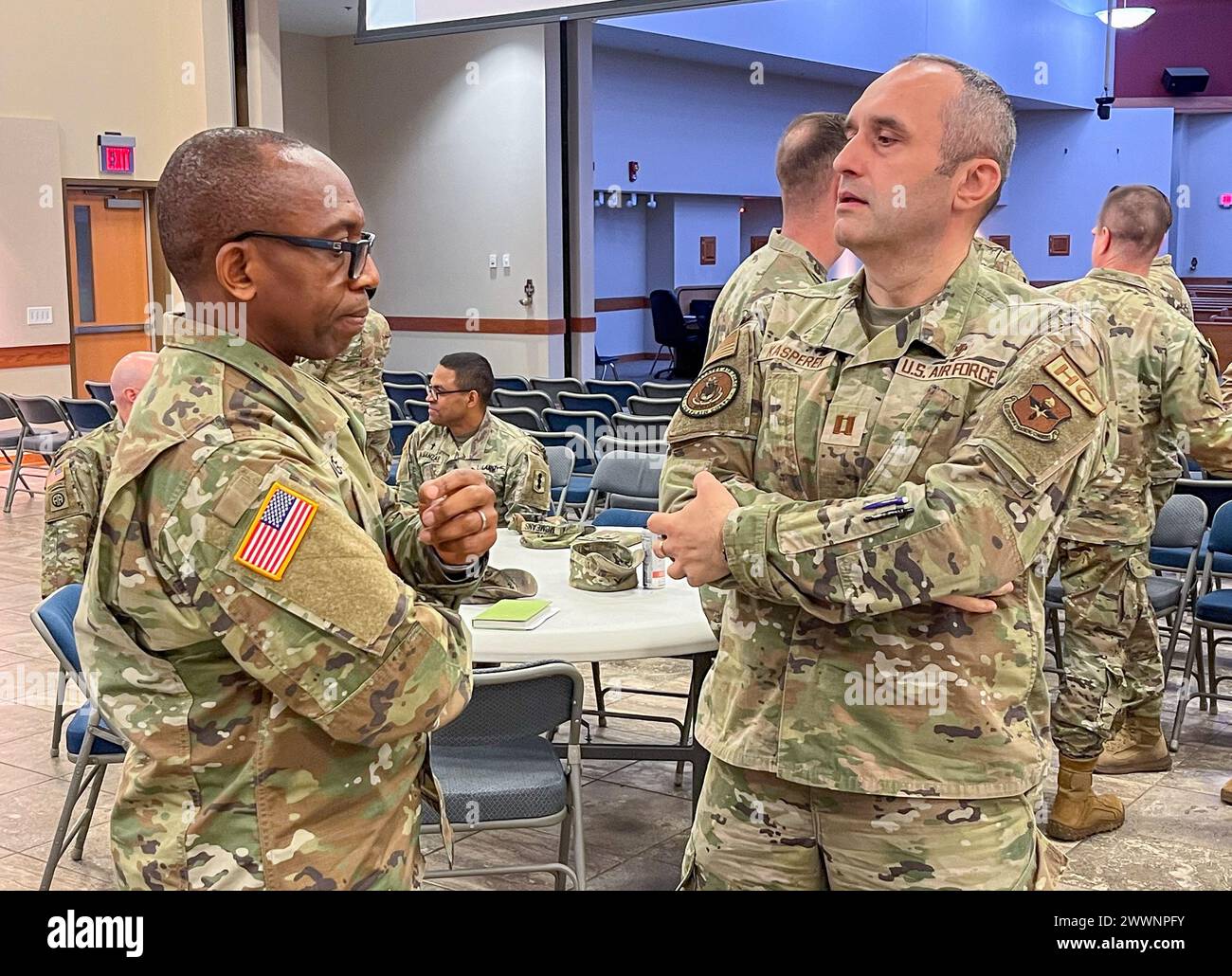 Chaplain Capt. Azubuike Igwegbe from the 428th Field Artillery Brigade ...