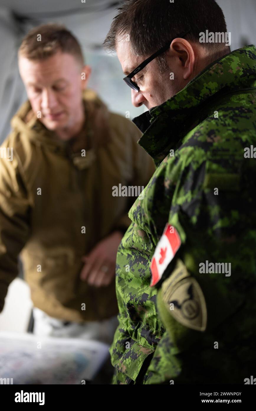 U.S. Army Lt. Col. Kyle Spade (left), commander, 3rd Battalion, 509th ...