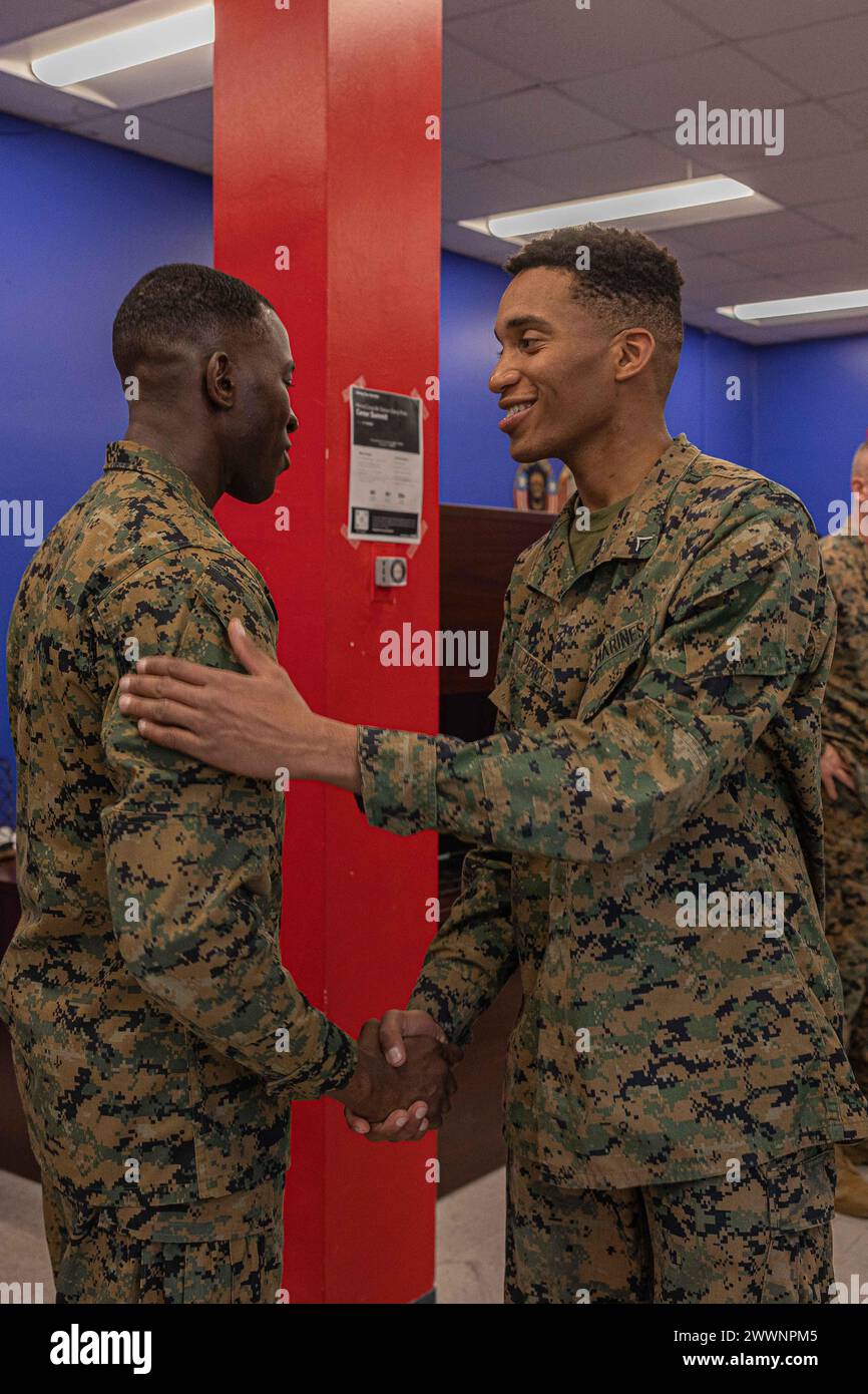 U.S. Marine Corps­­­­ Lance Cpl. Ted Percy, an inventory management ...
