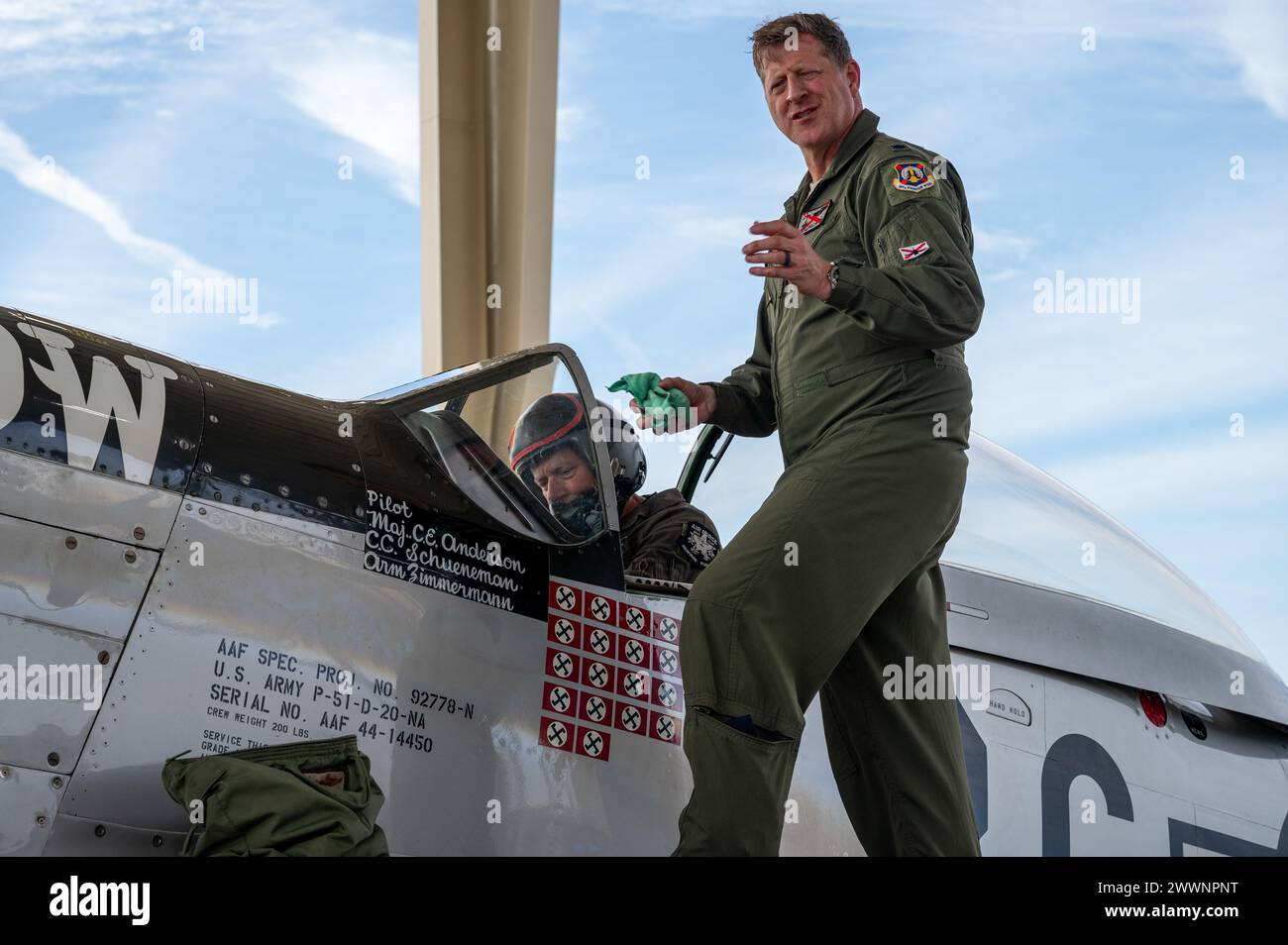 Lt. Col. Raymond “Hollywood” Fowler (right), 187th Fighter Wing ...