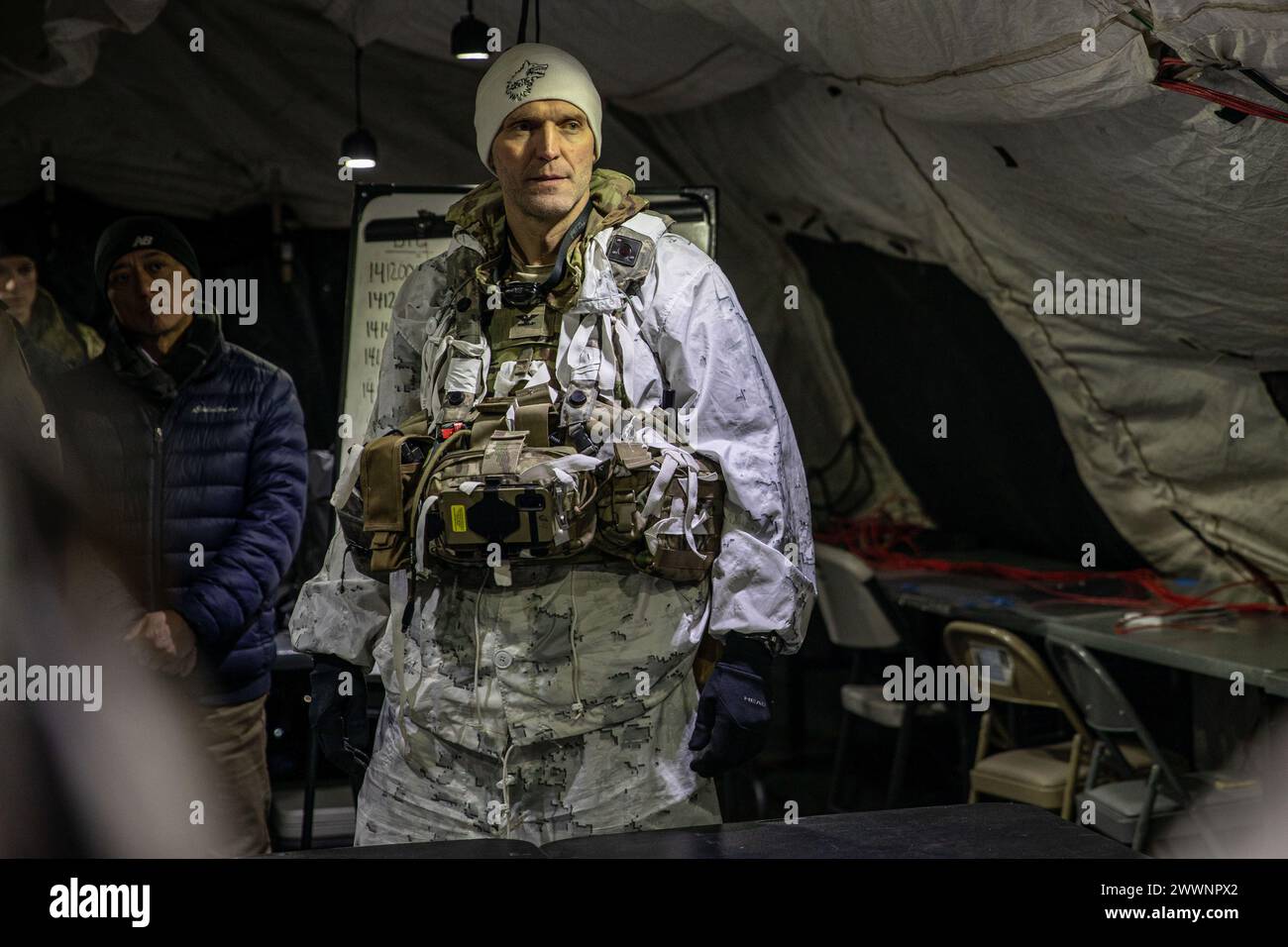 U.S. Army Col. Sean Lucas, commander of 1st Infantry Brigade Combat ...