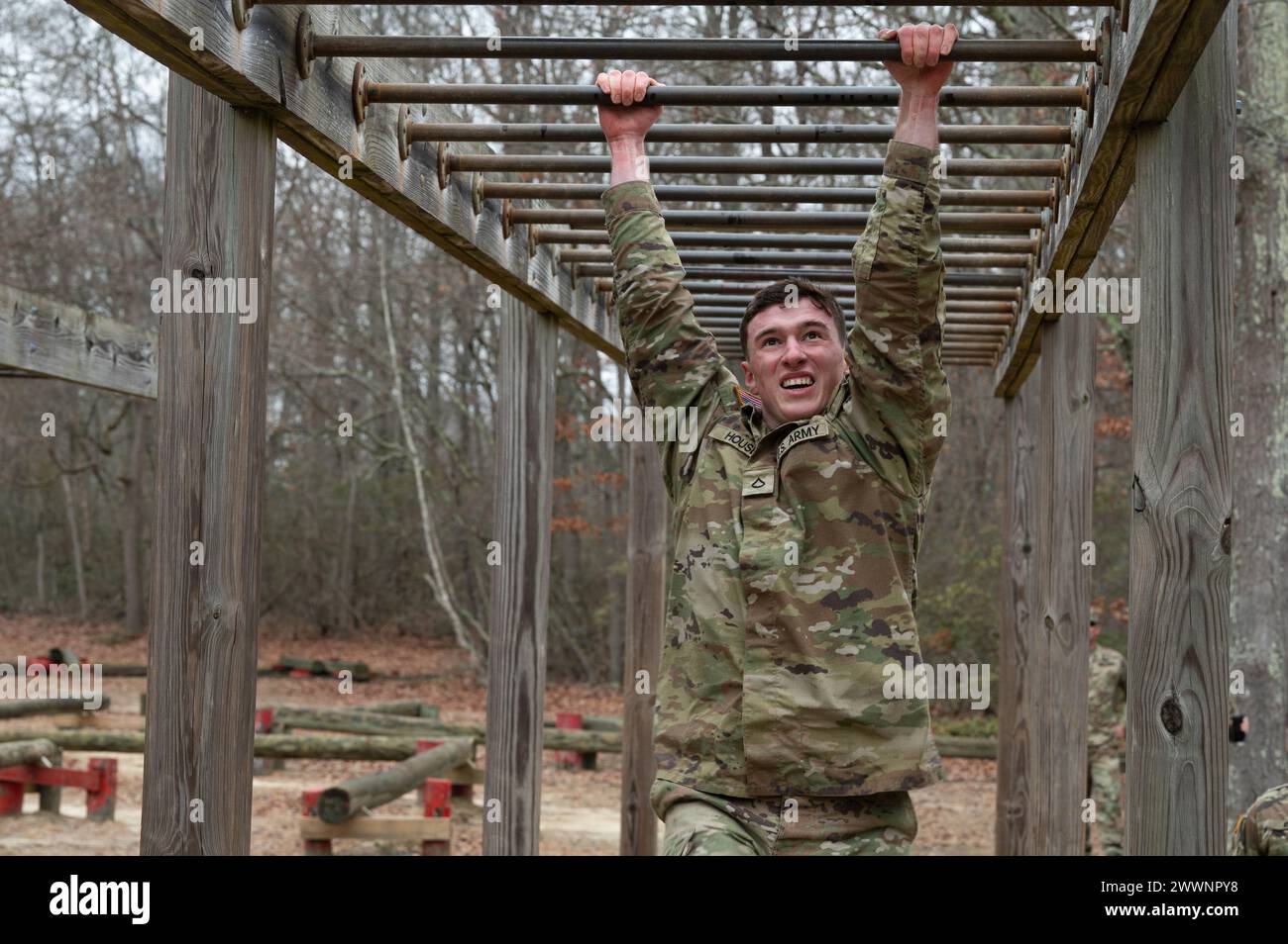 U.S. Army Pfc. Alex House, Alpha Company, 325th Expeditionary Military ...