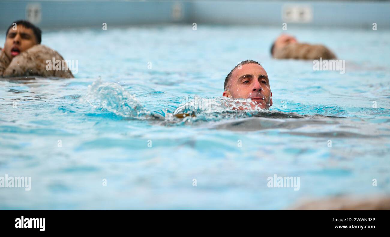 U.S. Marine Corps Forces, Pacific (MARFORPAC) Marines perform an ...