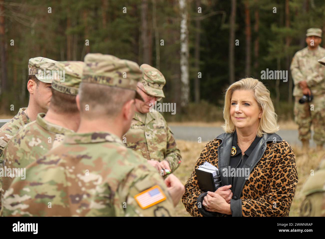 The Honorable Christine Wormuth, U.S. Secretary of the Army, receives ...