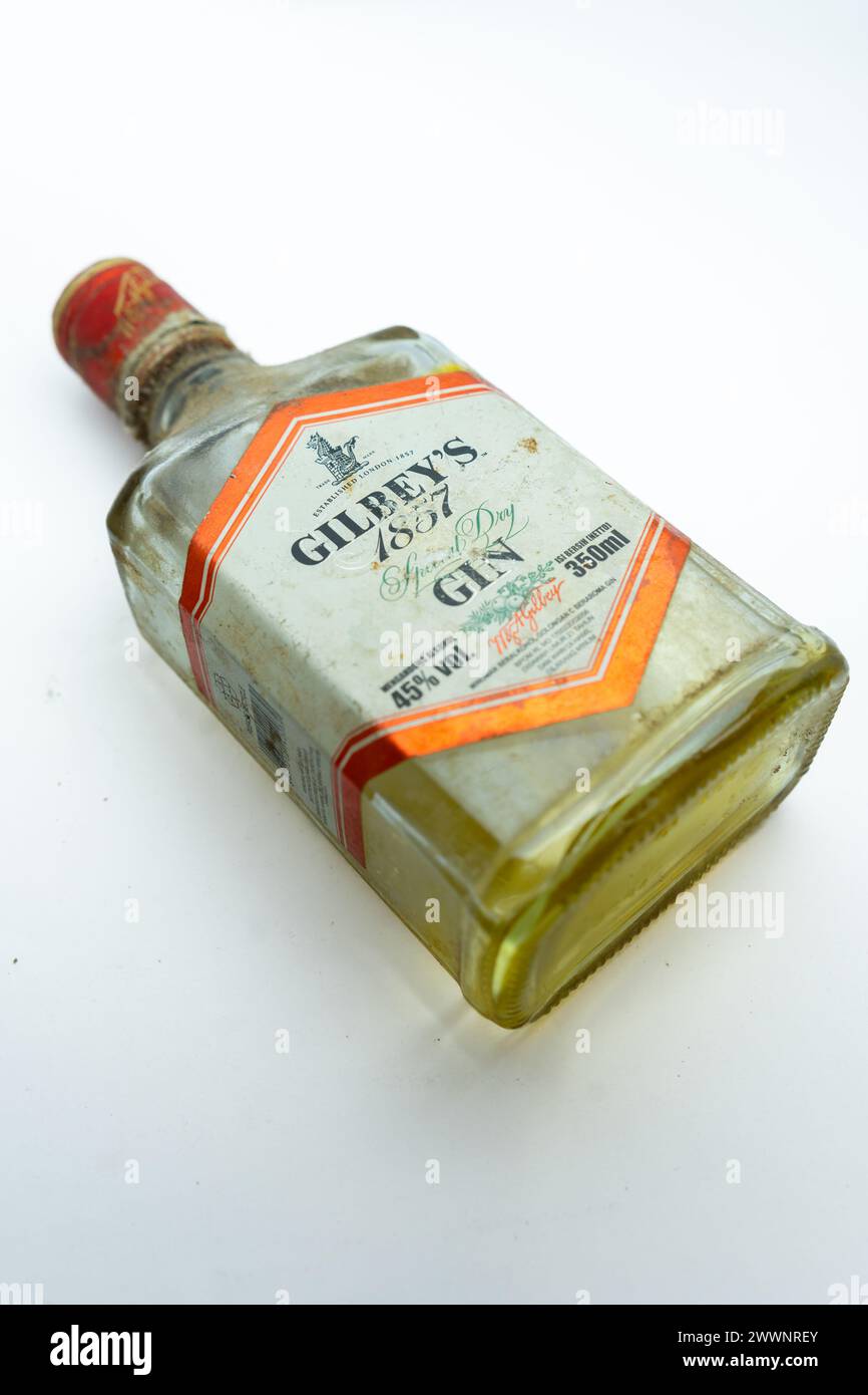 Gilbey's Gin 1857 is an alcoholic drink resulting from the distillation ...