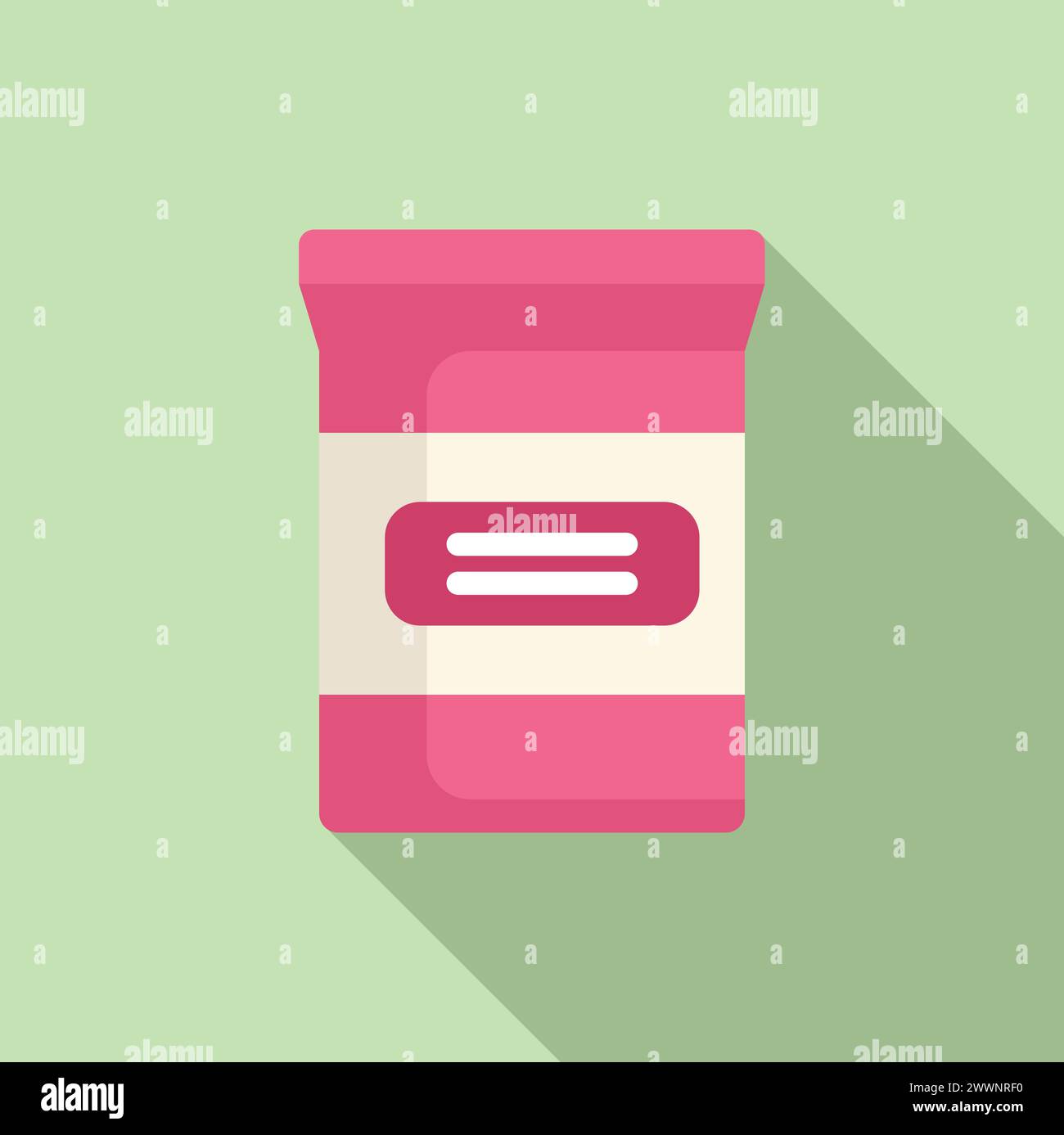 Candy snack food icon flat vector. Vending machine package. Cereal ...