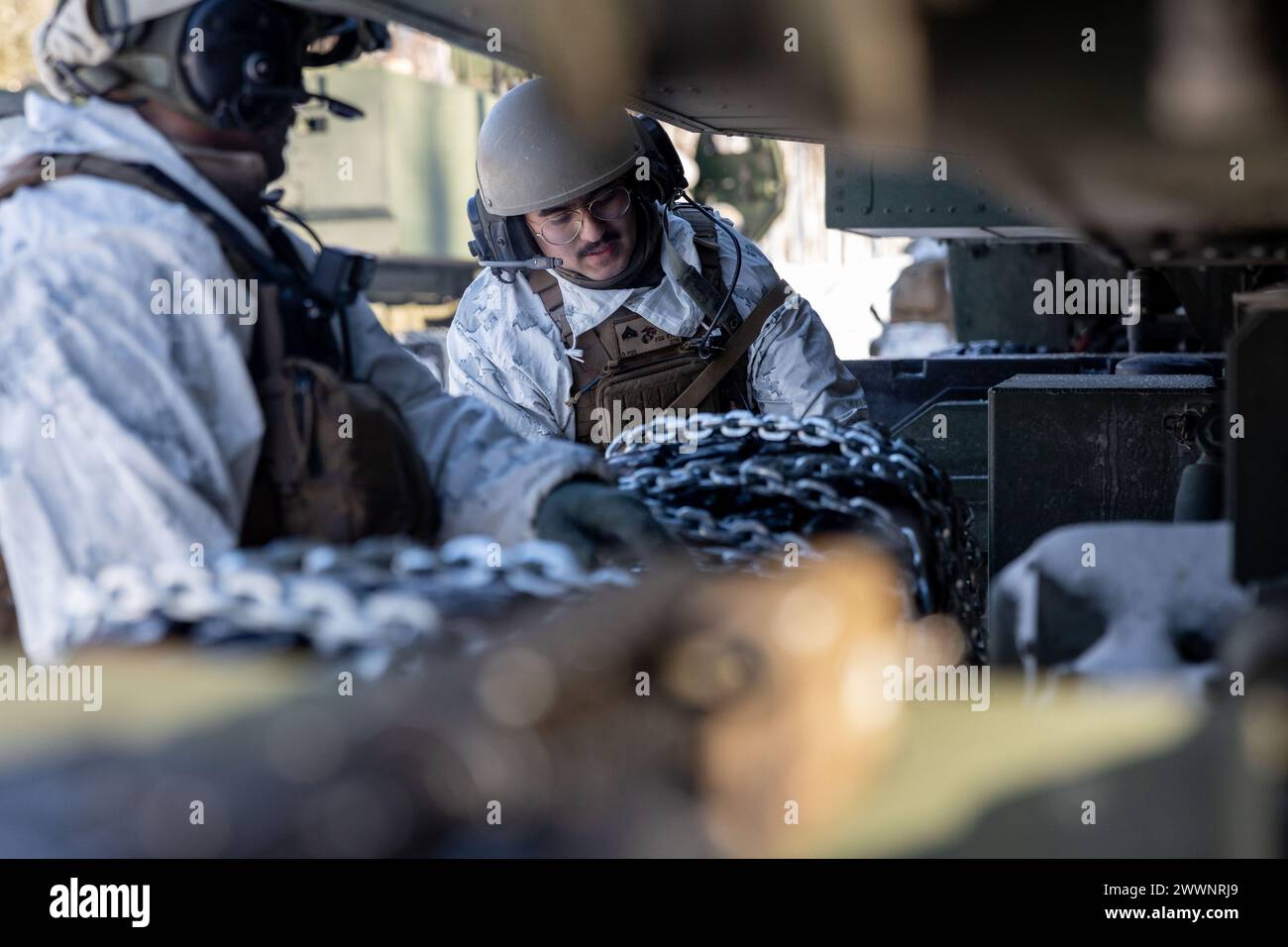 U.S. Marine Corps Cpl. Gerado Favilla, a High Mobility Artillery Rocket ...
