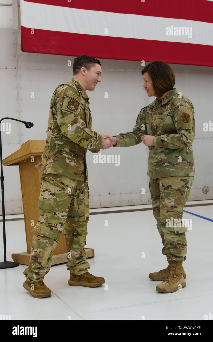 Chief Master Sgt. of the Air Force JoAnne S. Bass coins Master Sgt ...