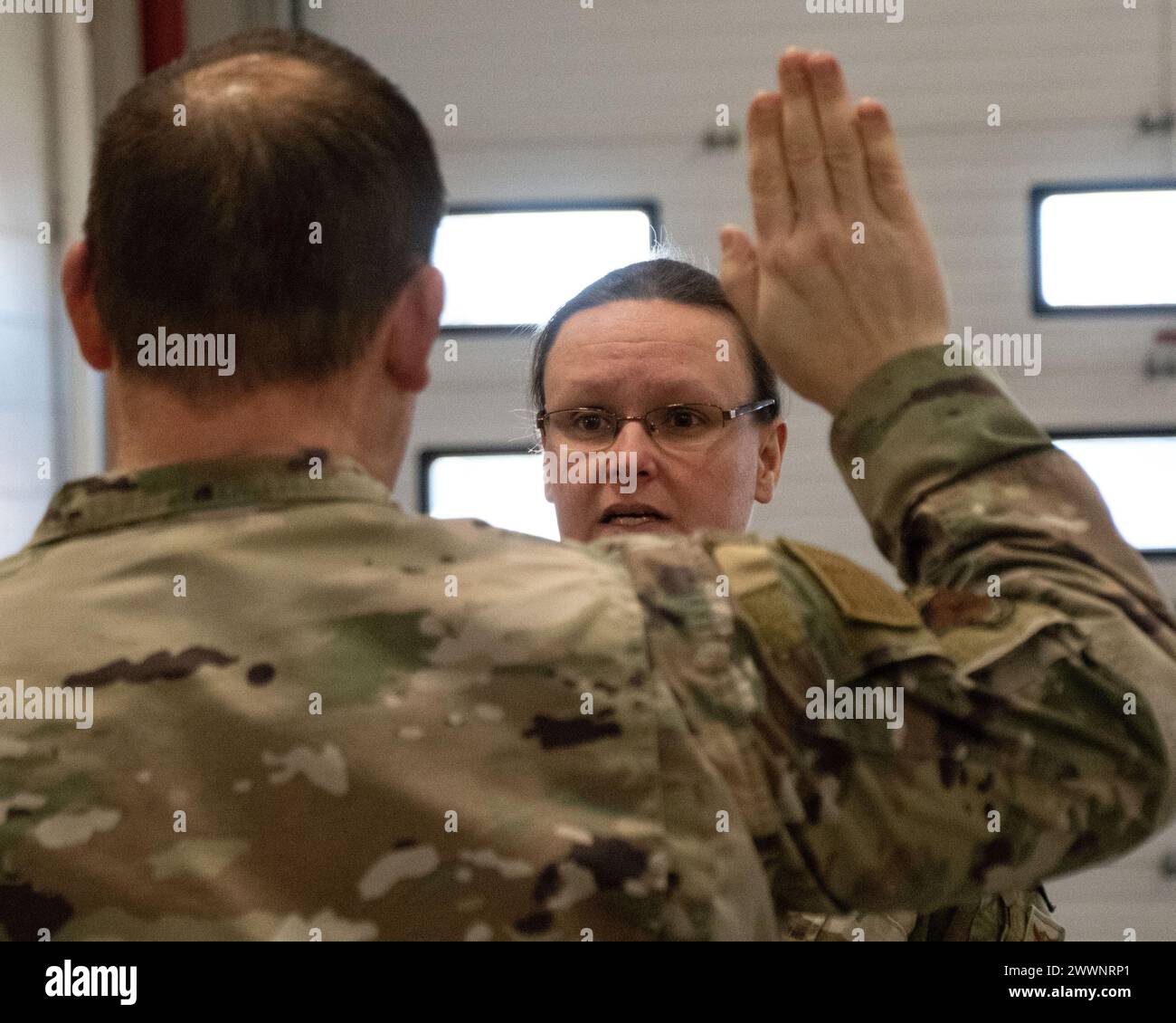 Sarah Sinclair, 104th Civil Engineering Squadron commander, promotes to ...