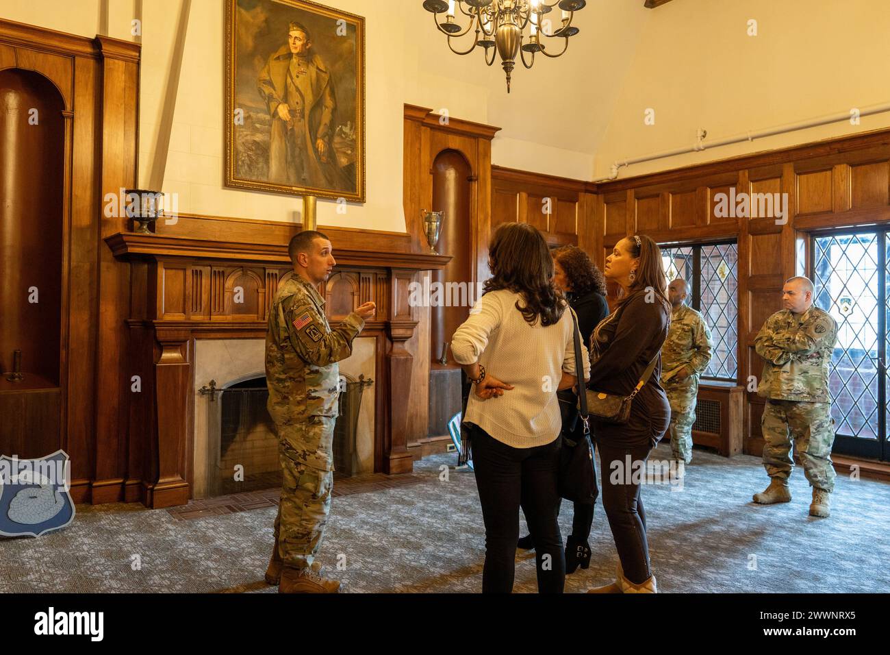 New York Army National Guard Lt. Col. David Myones, deputy commanding ...