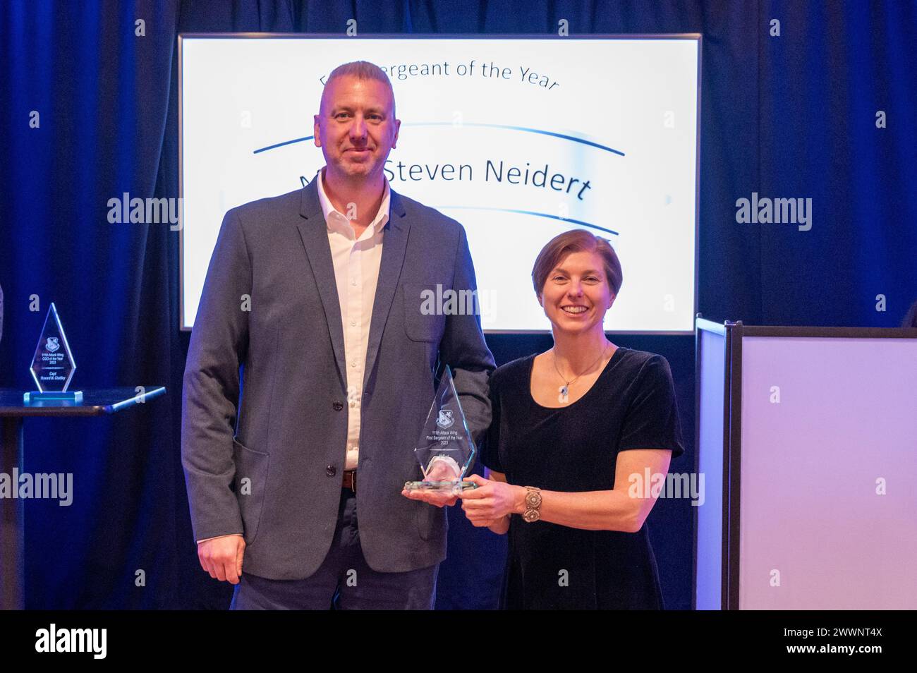 Master Sgt. Steven J. Neidert receives the 111th Attack Wing, 2023 ...