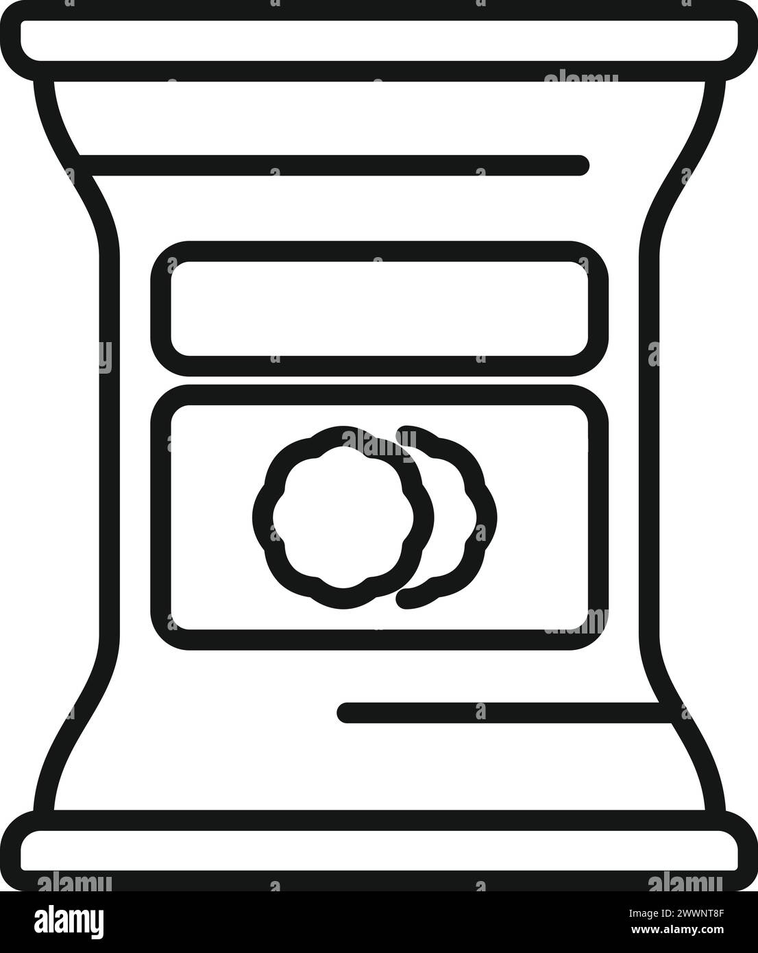 Cookies cereal food icon outline vector. Shop tasty meal. Food product ...