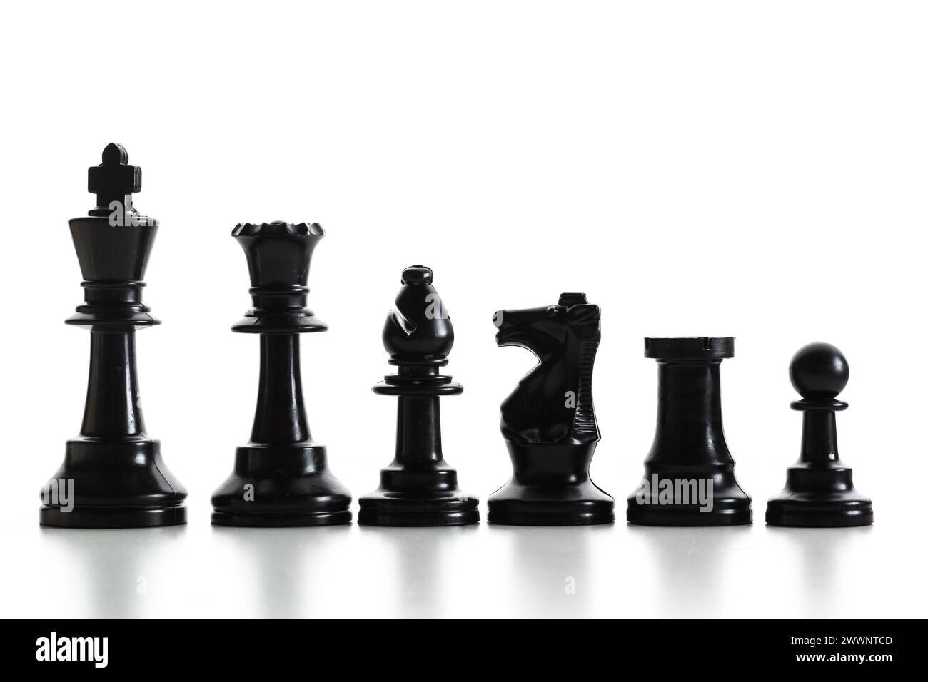 Chess figure isolated on the white background Stock Photo - Alamy