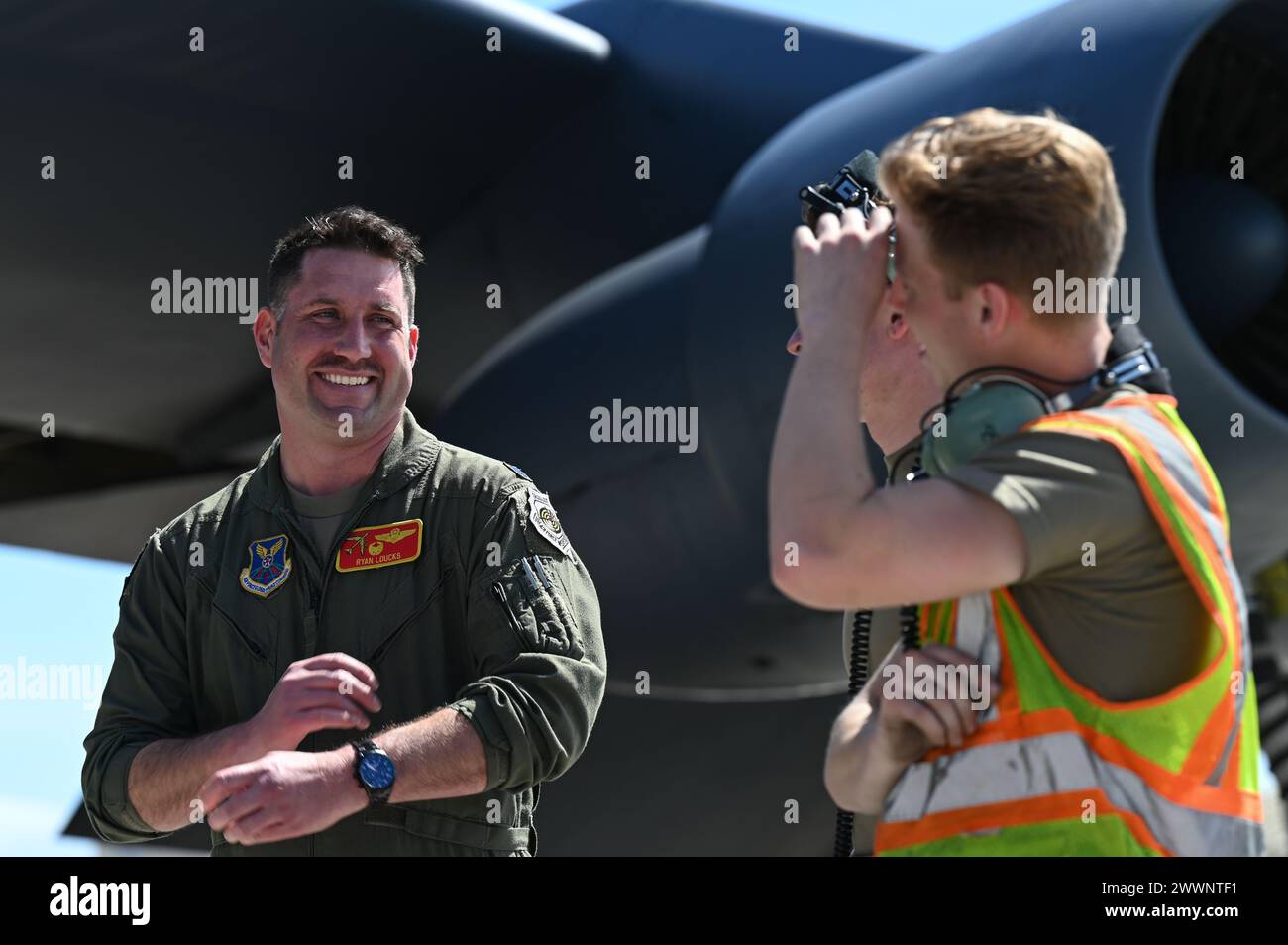 U.S. Air Force Lt. Col. Ryan "Vapor" Loucks, Commander of the 23rd ...