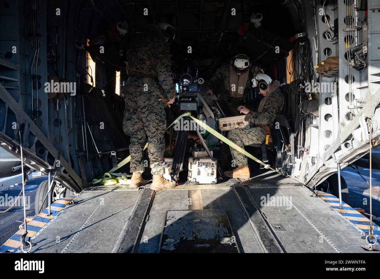 U.S. Marines assigned to the 26th Marine Expeditionary Unit (Special ...