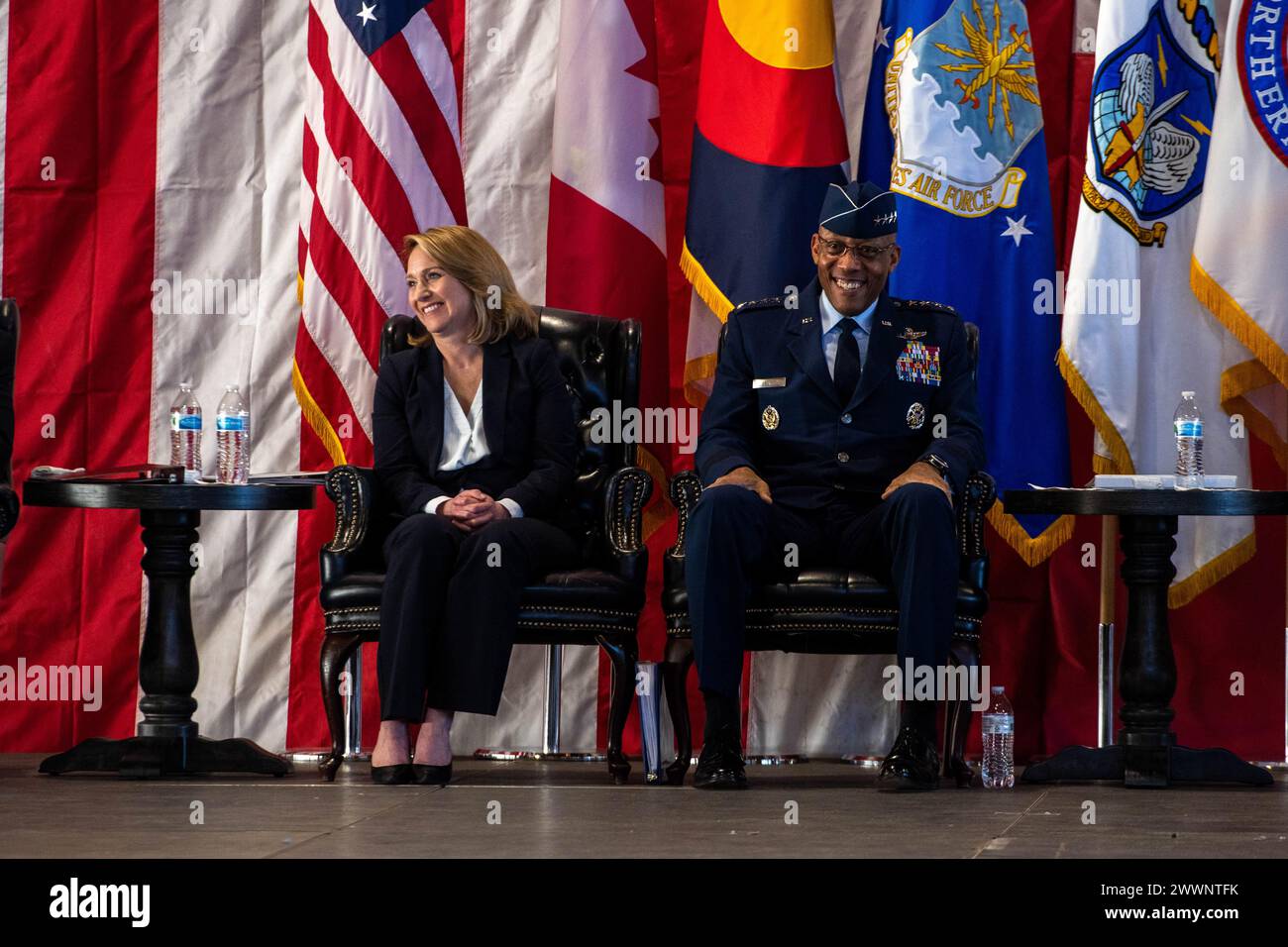 Deputy Secretary of Defense Kathleen H. Hicks and Chairman of the ...