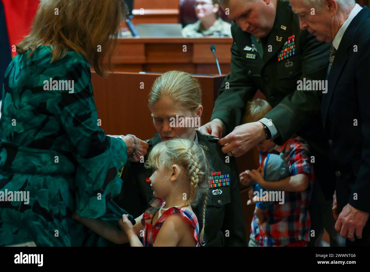 Lt. Col. Jennifer Venghaus, U.S. Army South Staff Judge Advocate, is ...