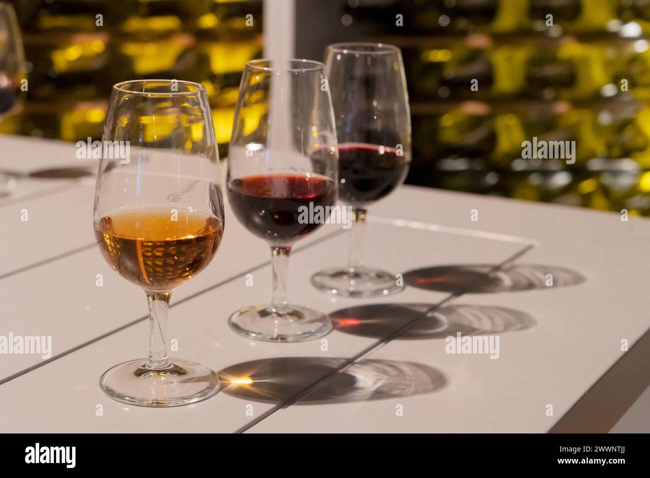 port wine testing Stock Photo - Alamy