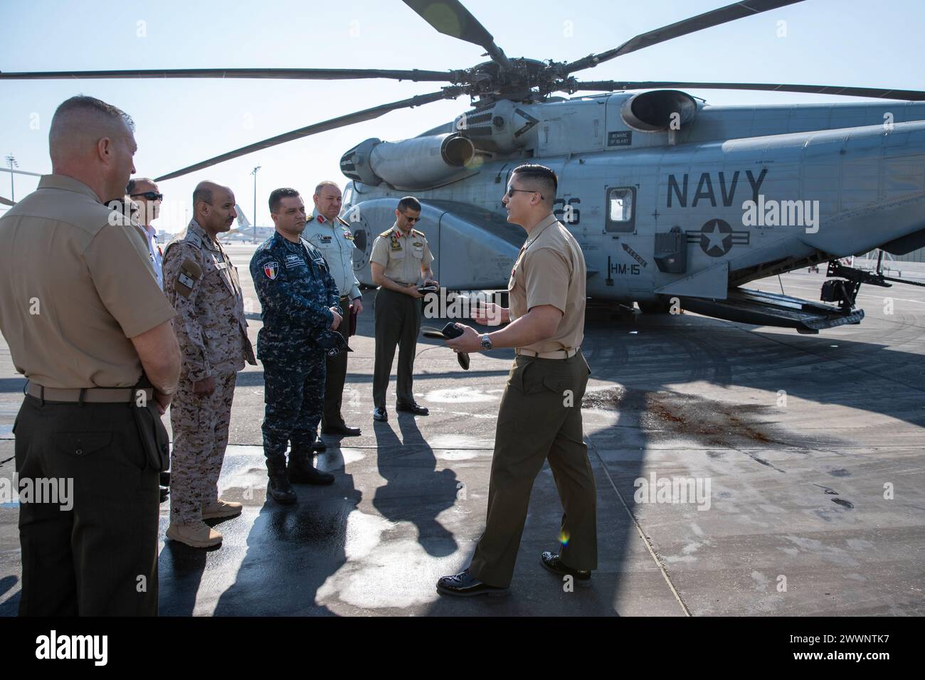 MANAMA, Bahrain (Feb. 22, 2024) Key military leaders and ...
