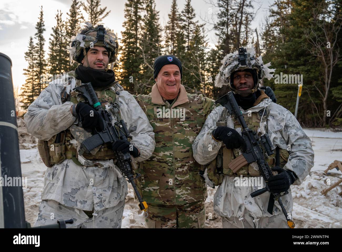 U.S. Army Gen. Charles Flynn, Commander of the U.S. Army Pacific, poses ...