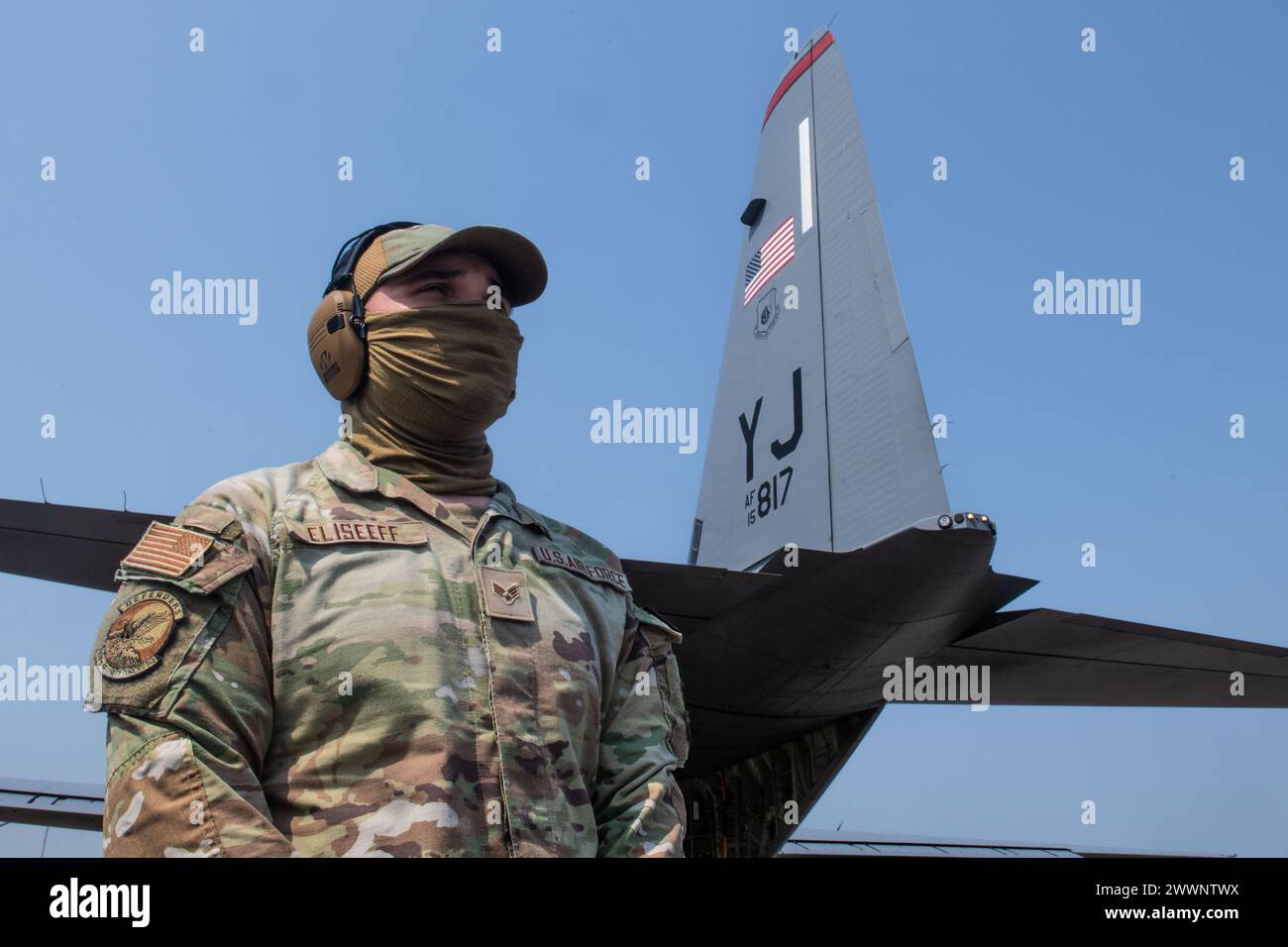 U.S. Air Force Senior Airman Ivan Eliseeff, 374th Security Forces ...