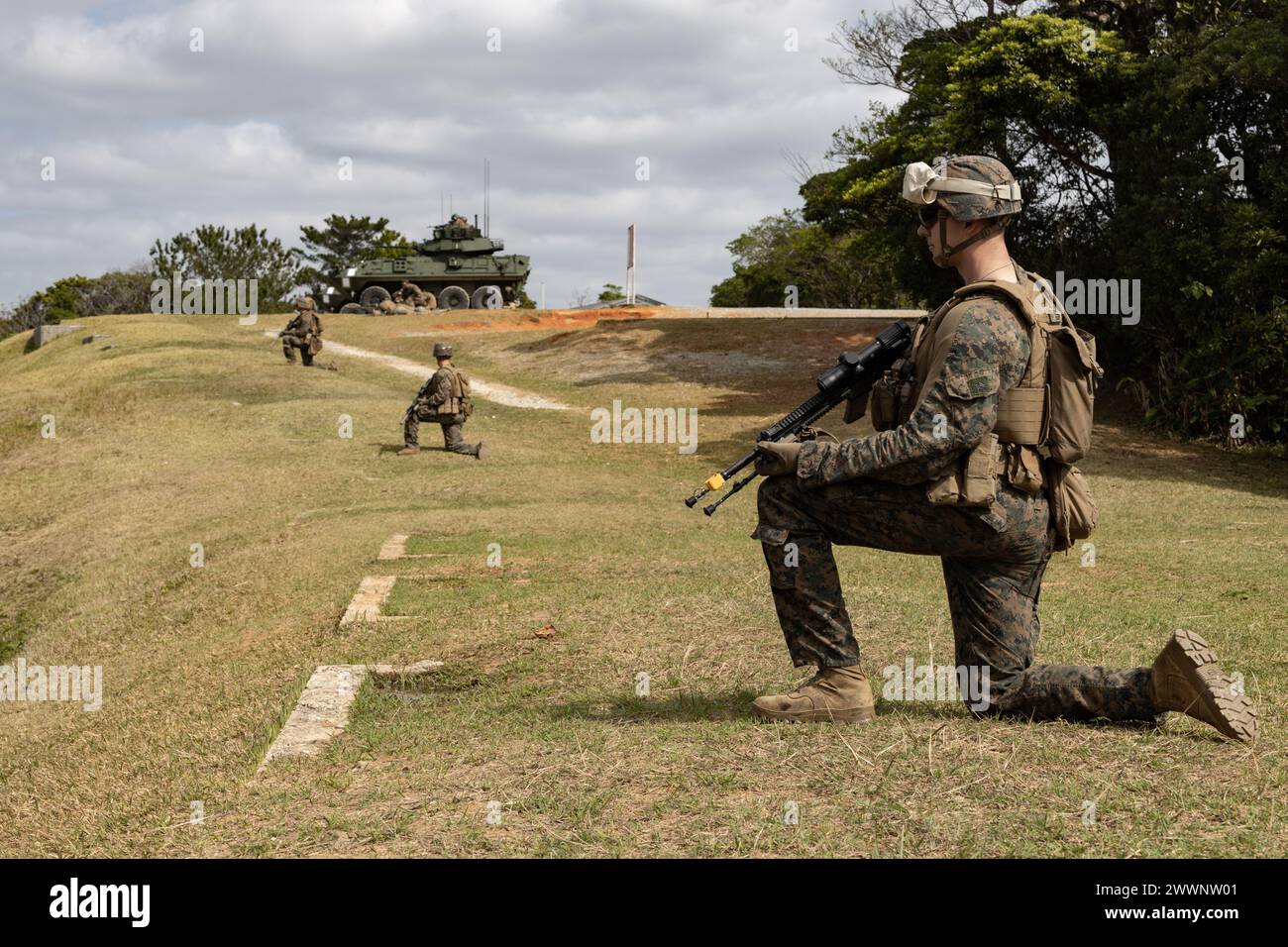 U.S. Marine Corps Cpl. Owen Berry, an infantry Marine with Battalion ...