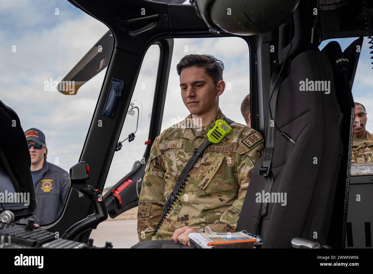 U.S. Air Force Senior Airman Nicholas Deleske, 1st Special Operations Civil Engineer Squadron ...