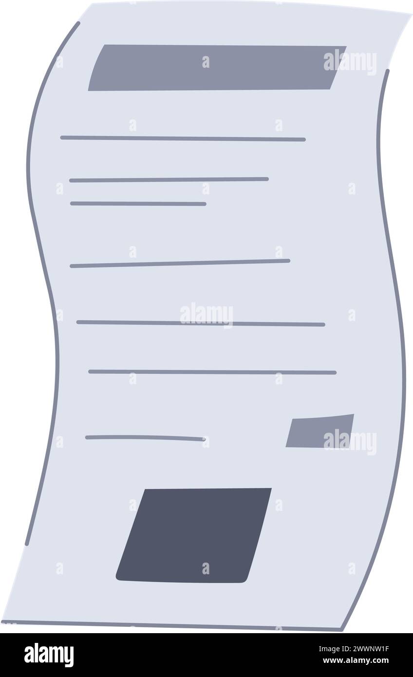 money receipt cartoon vector illustration Stock Vector Image & Art - Alamy